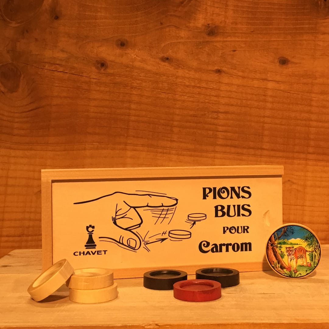 Pions en buis Carrom – Chavet – La Maison du Bois à Fouras-Les-Bains